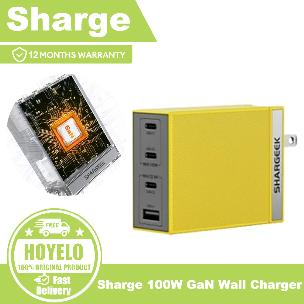 Sharge / Shargeek USB C 100W GaN Bộ sạc tường Trạm sạc nhanh đa cổng ...