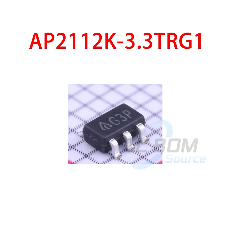 [5 CÁI] Bộ ổn định điện áp Ap2112k-3.3 TRG1 G3P SOT-25-5 | Shopee Việt Nam