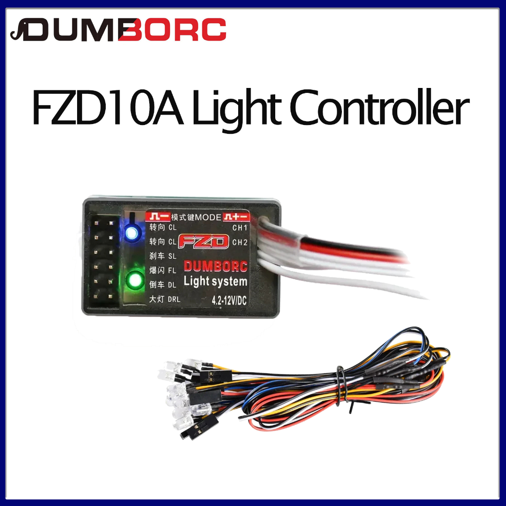 Dumborc 12 LED RC Hệ Thống Đèn Ô Tô Với 10A Chải ESC Bộ Điều Khiển Cho ...