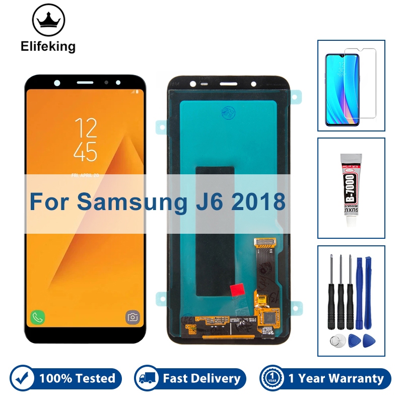Màn Hình LCD 5.6 "Cho Samsung Galaxy J6 2018 J600 Màn Hình LCD Cảm Biến Màn Hình Cảm Ứng Lắp Ráp ...