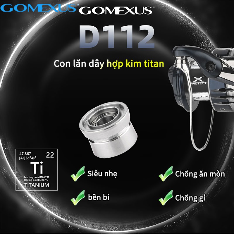 Gomexus D112 cuộn dây câu hợp kim titan chịu lực thích hợp cho STRADIC ...