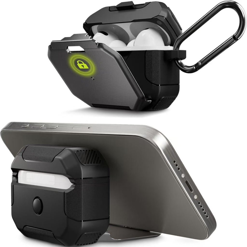 Ốp lưng AirPods Pro 2 có giá đỡ điện thoại vô hình, tương thích với ...