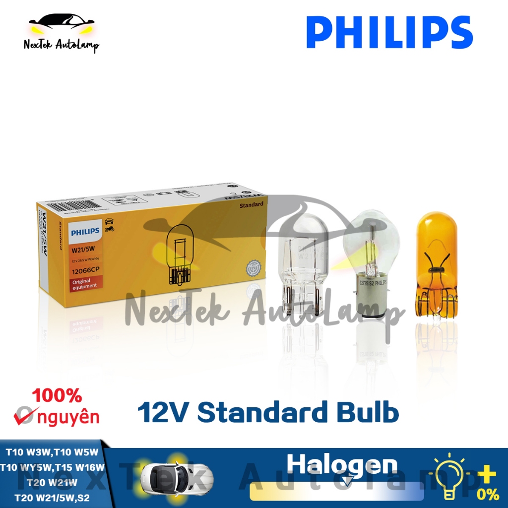 Philips T10 T15 T20 S2 12V 12256 12961 12396 12067 Bóng đèn ban đầu Đèn ...