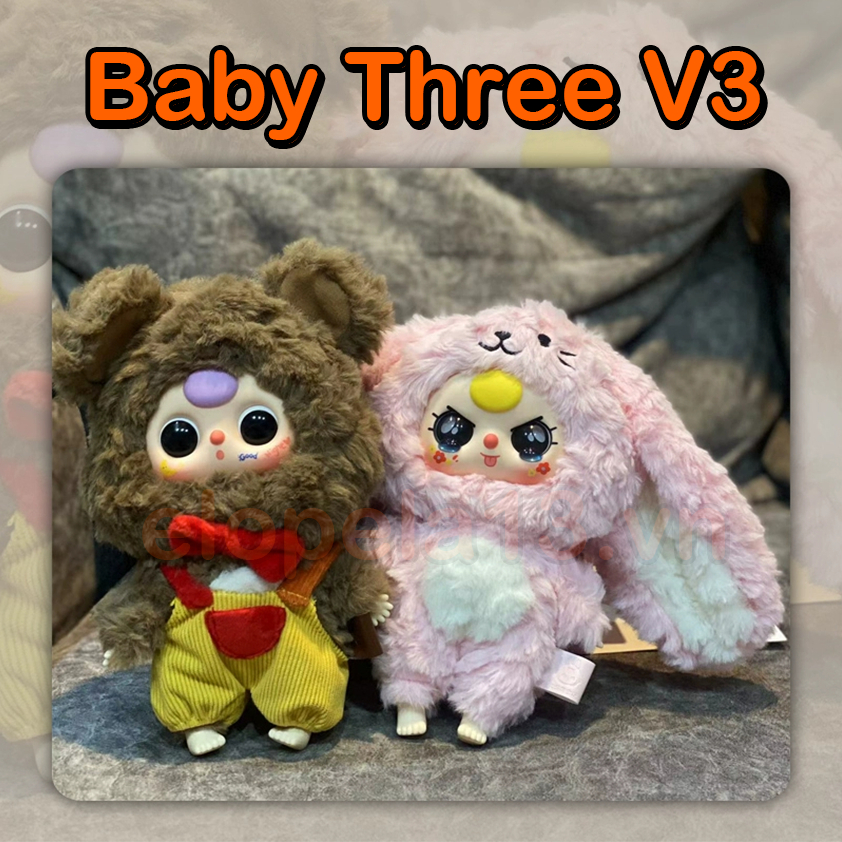 Baby Three V3 Blind Box Plush Toy MÔ HÌNH CUTE - ,DECOR VÀ LÀM QUÀ TẶNG ...