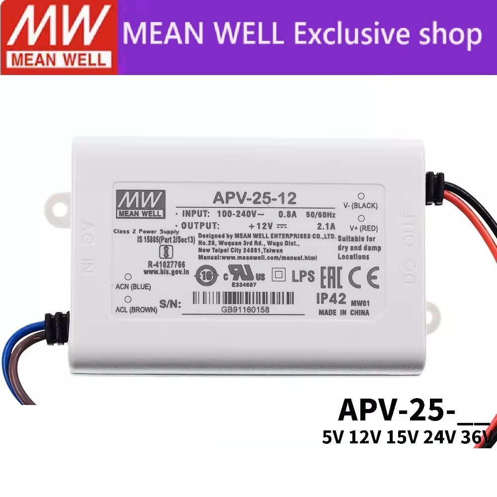 Mean WELL APV-25 APV-25-36 25W Bộ nguồn chuyển mạch đầu ra đơn 36V 0.7A | Shopee Việt Nam