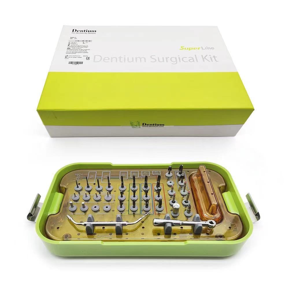 Dentium - Bộ phẫu thuật SuperLine & Implantium Bộ dụng cụ phẫu thuật ...