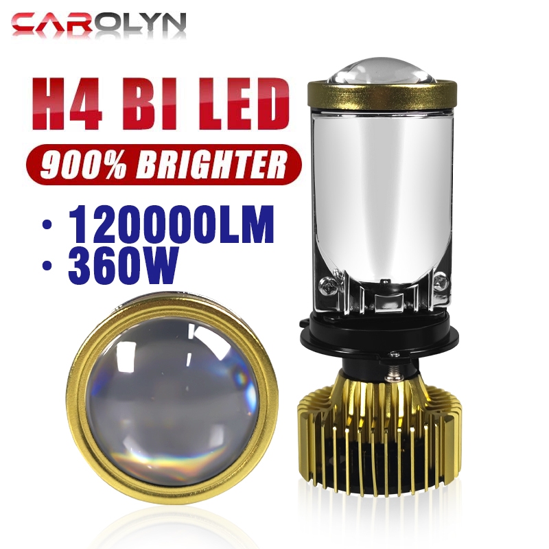 Carolyn H4 LED Máy Chiếu Ống Kính Đèn Pha LED Ô Tô Canbus 6800K Hi / Lo ...