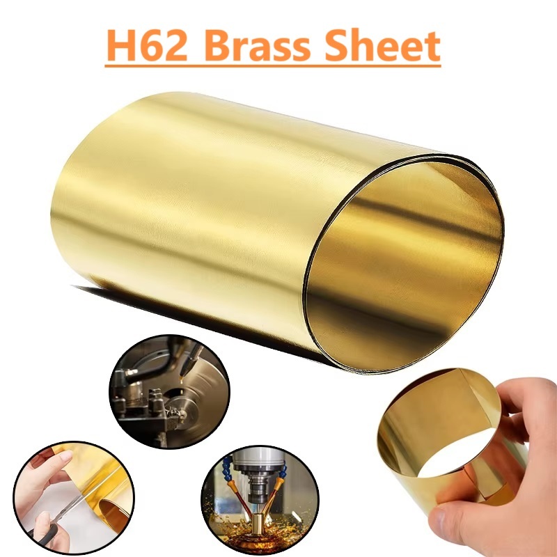 H62 Brass Foil Thick 0.01-0.3mm Width 10-200mm Brass skin Brass Metal ...
