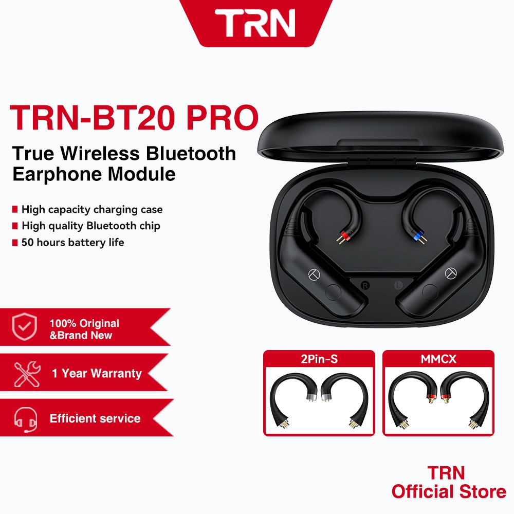 Trn BT20 Pro 50H Tuổi thọ pin dài Bluetooth không dây 5.3 HIFI Mô-đun tai nghe Cáp nâng cấp ...