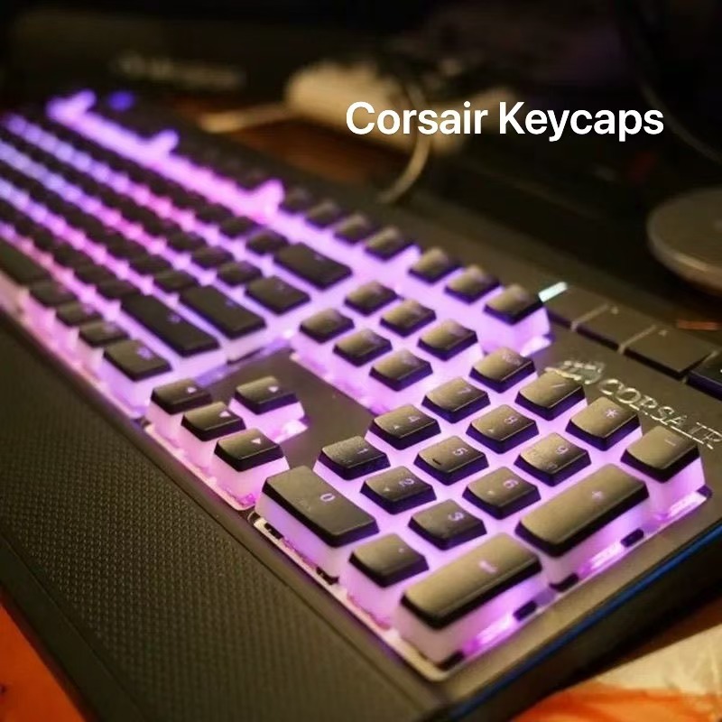 Corsair Keycaps Bộ chìa khóa ANSI Bố cục PBT Pudding Keycap cho Corsair K63 / K68 / K70 / K95 ...