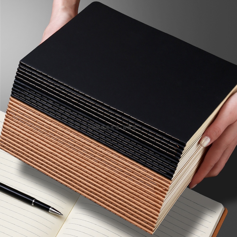 B5 Dày Notebook A4 Ngang Line Checker English Trống Notebook A5 Thẻ Đen ...