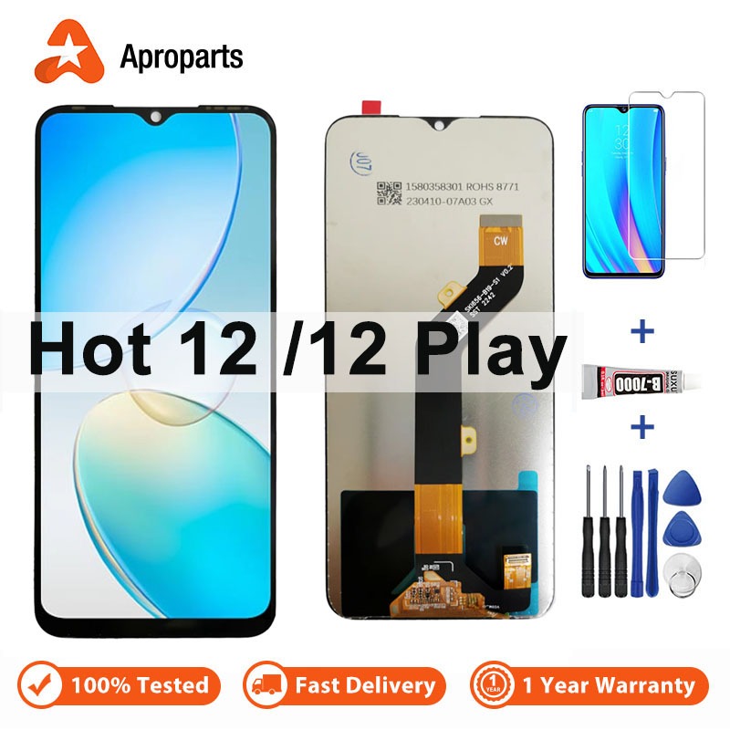 Màn Hình LCD Cho Infinix Hot 12 20 30 Play X6817 X6817B X6816C X6826 ...