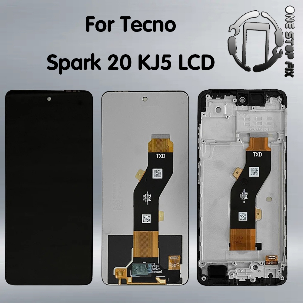 Dành cho Tecno Spark 20 KJ5 KJ5n Màn hình LCD Bộ số hóa màn hình cảm ứng Bộ phận thay thế bảng ...