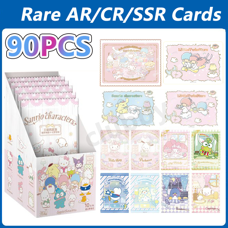 90 thẻ Sanrio Hello Kitty Kuromi Kayou chính hãng card SSR/AR/CR hiếm ...