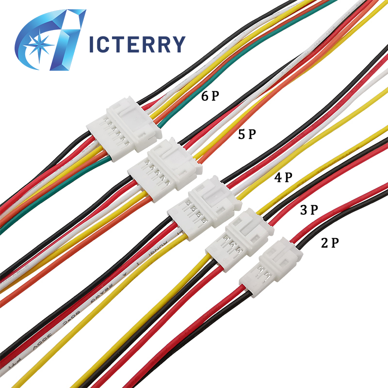 1 / 2 / 5 Cặp 26AWG Micro JST Dây Kết Nối JST-PH 2.0 2P 3P 4P 5P 6Pin Nam Cắm Nữ Jack Kết Nối ...