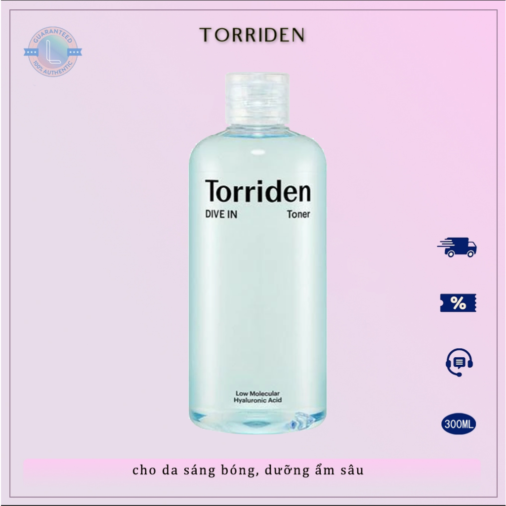 [Torriden Chính hãng] Toner DIVE IN chứa Hyaluronic Acid, 300ml, Toner | Shopee Việt Nam