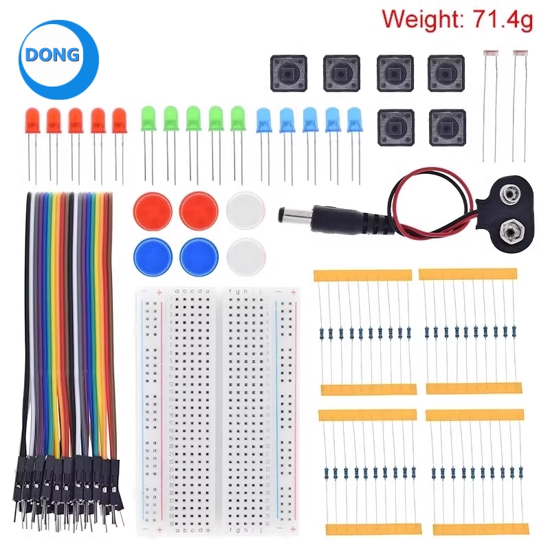 Bộ Khởi Động Cho UNO R3 Breadboard Jumper Dây Nút Điện Trở Cho Arduino ...