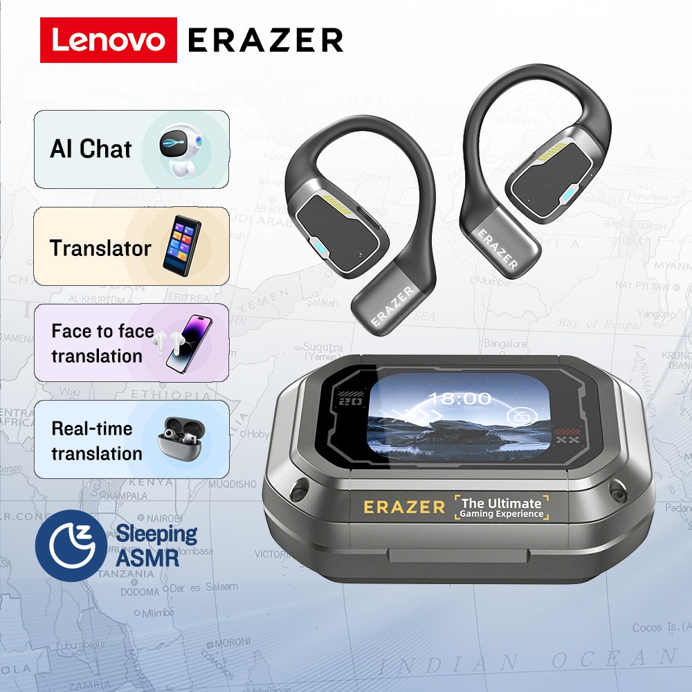 [Tai nghe AI] Người dịch Lenovo Erazer XP6 Tai nghe Bluetooth Ngủ ASMR Tai nghe DIY Equalizer ...