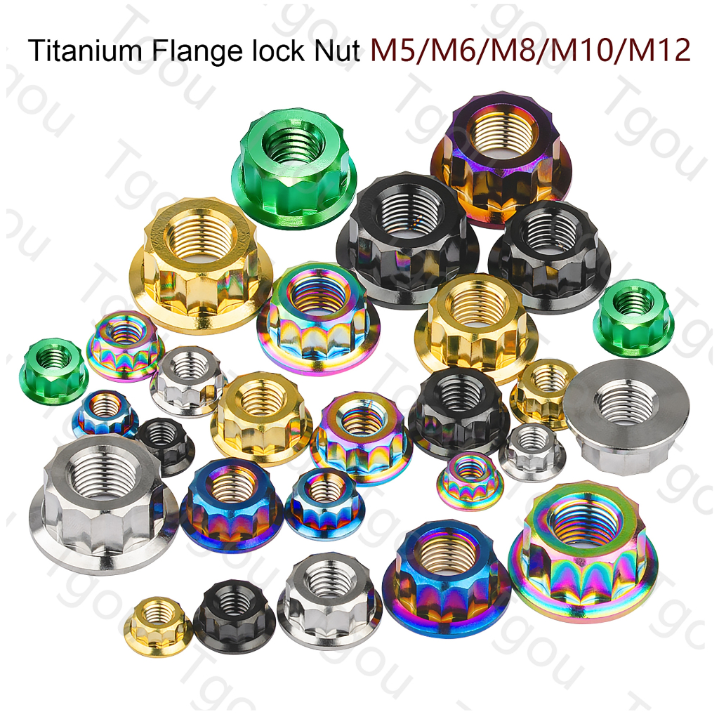 Đai Ốc Kim Loại Titan 12 Góc Chống Ngã M5 / M6 / M8 / M10 / M12 Cho Xe Mô Tô | Shopee Việt Nam