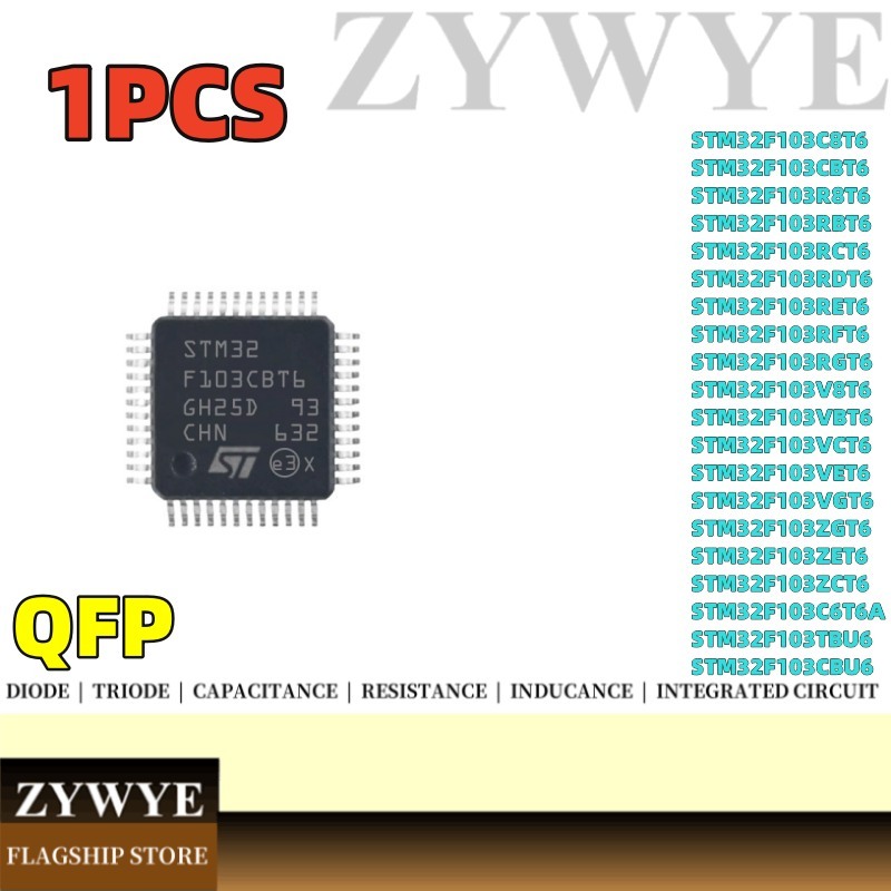 Thương Hiệu Mới Chính Hãng STM32F103C8T6 CBT6 R8T6 RBT6 RCT6 RDT6 RET6 RFT6 RGT6 V8T6 VBT6 VCT6 ...
