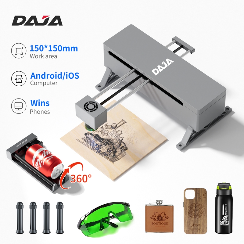 Máy khắc laser DAJA DJ7 5W thông minh cá nhân hóa quà tặng tùy chỉnh ...