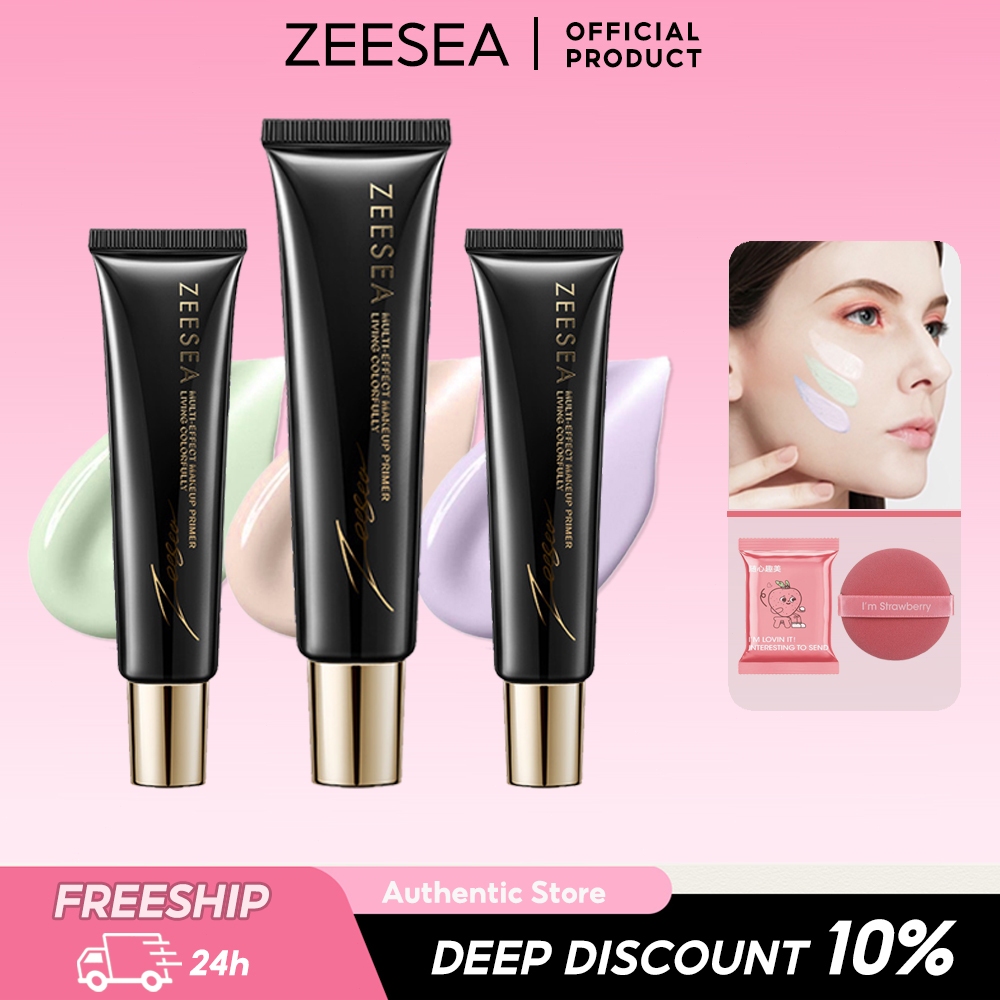 Kem lót trang điểm ZEESEA chính hãng, duy trì lớp trang điểm, làm sáng tông màu da, che phủ và ...