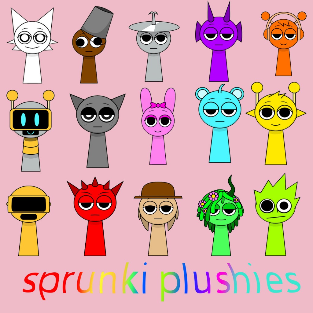 Sprunki Incredibox sprunki đồ chơi sang trọng quà tặng Giáng sinh cho ...