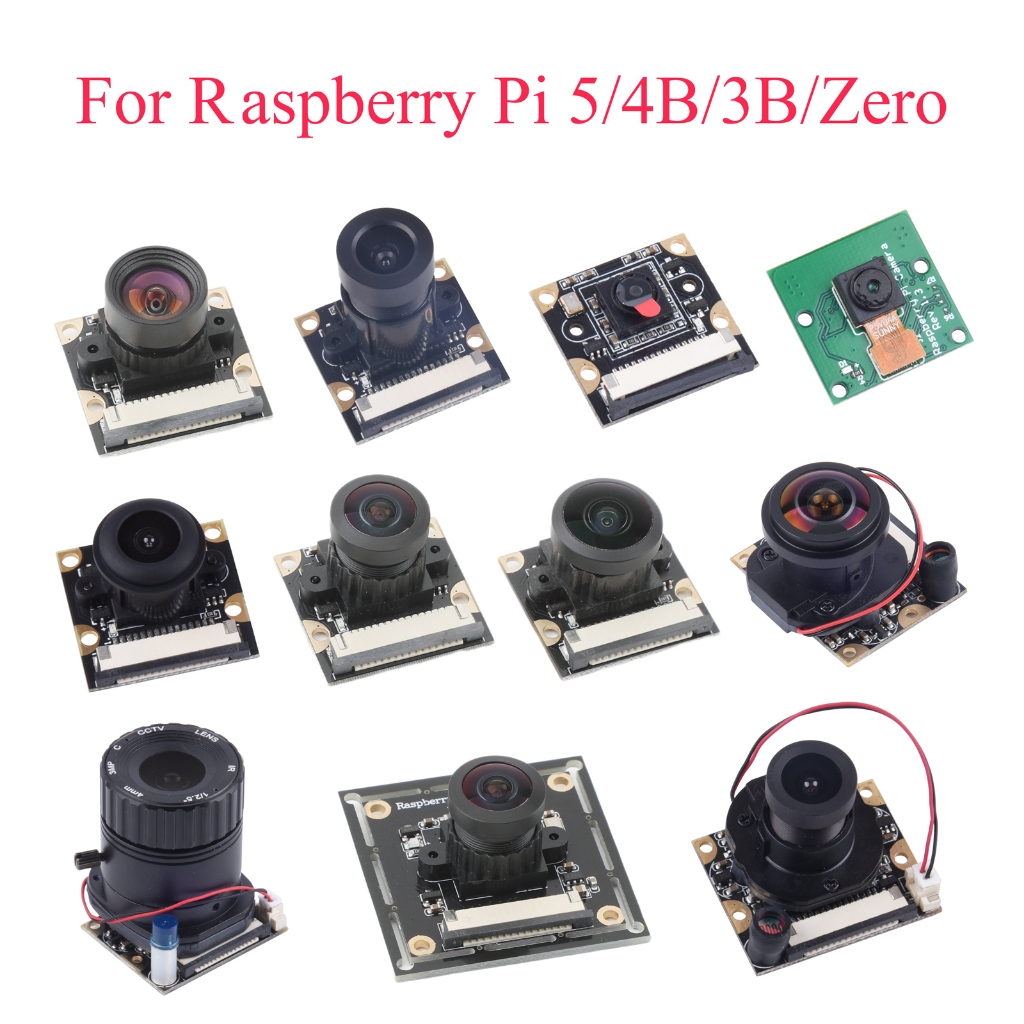 Raspberry Pi Day / Night Vision Mô-đun Webcam HD góc rộng 5MP với cáp ...