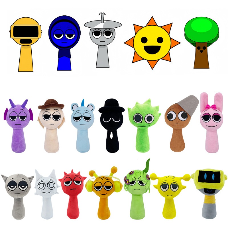 Sprunki Incredibox Sprunki đồ chơi sang trọng Quà tặng Sprunki cho trẻ ...