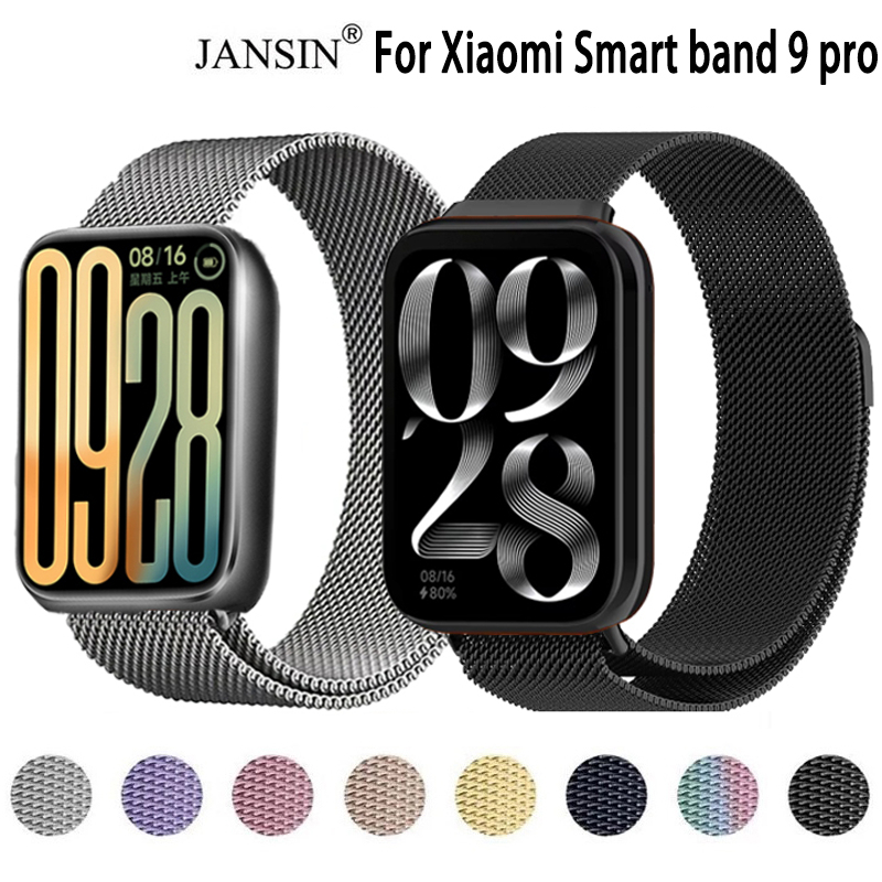 Jansin Dây đeo thay thế bằng inox cho đồng hồ thông minh Xiaomi Smart ...