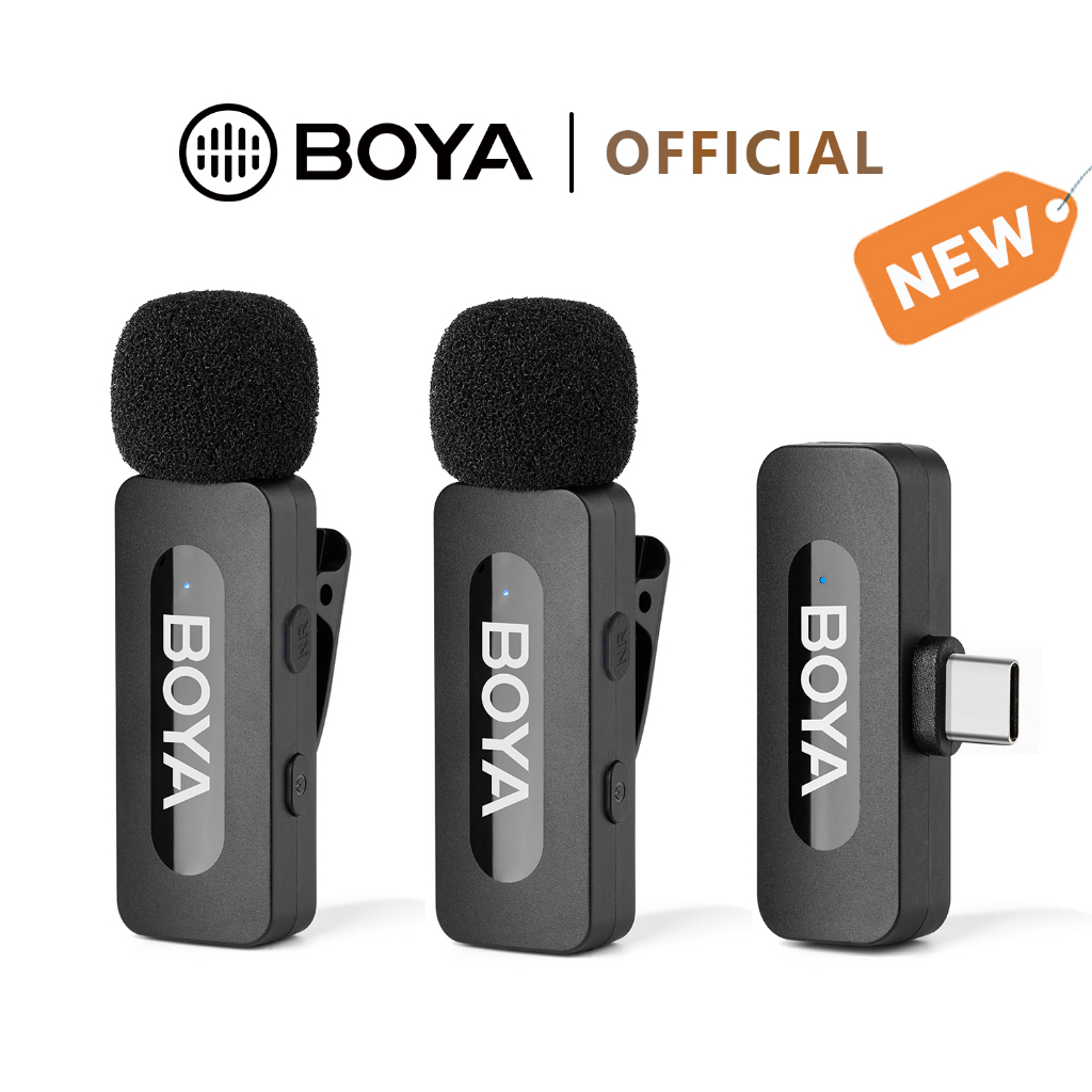 BOYA BY-V20 micro không dây mic thu âm cài áo mic quay video cho điện ...