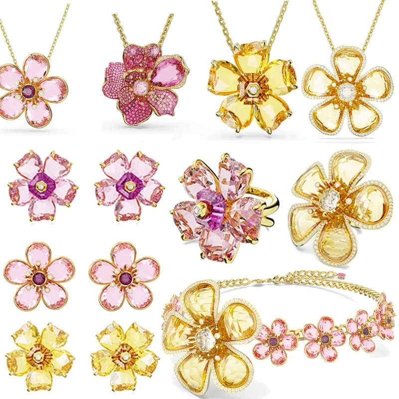 Bộ sưu tập Swarovski Gema Phụ kiện hoa đẹp và tinh tế đi kèm hộp quà ...