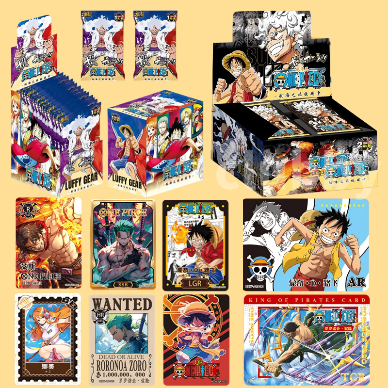 Pack thẻ One Piece tcg Zoro Luffy gói ảnh thẻ nhân phẩm Hiếm AR/LGR/TCR ...