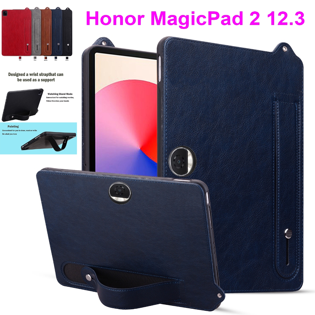 Dành Cho Honor MagicPad 2 12.3 2024 ROD2-W09 MagicPad2 12.3 "Thời Trang Dây Đeo Tay Đứng Vỏ TPU ...