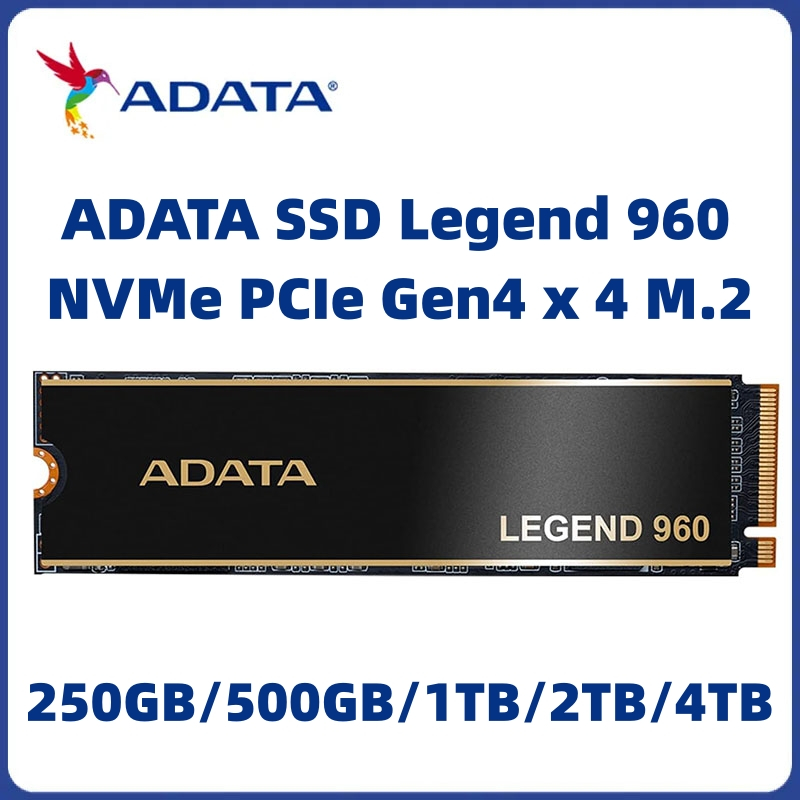 Adata SSD Legend 960, NVMe PCIe Gen4 x 4 M.2 2280, Tốc độ lên tới 7 ...
