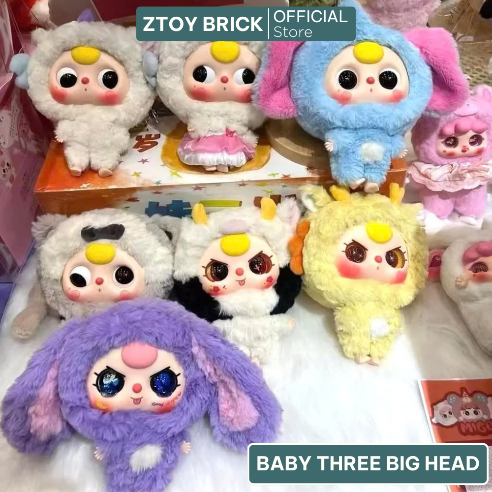 Baby Three Big Head Baby - BABY THREE ĐẦU TO Series Vinyl Face Blind ...