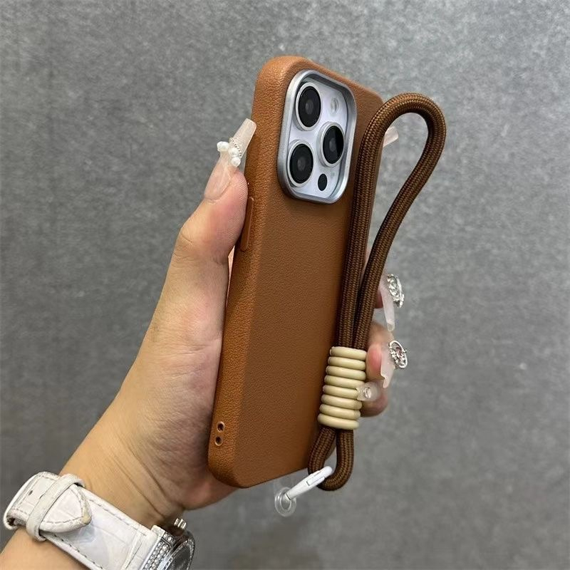 [Có dây buộc] Ốp điện thoại mờ dermatoglyph sang trọng iPhone 16 15 14 ...