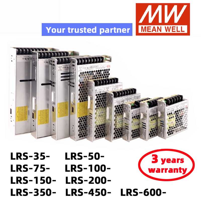 MEAN WELL LRS-35 LRS-50 LRS-75 LRS-100 LRS-150 LRS-200 LRS-350 DC12V DC24V Bộ nguồn chuyển mạch ...