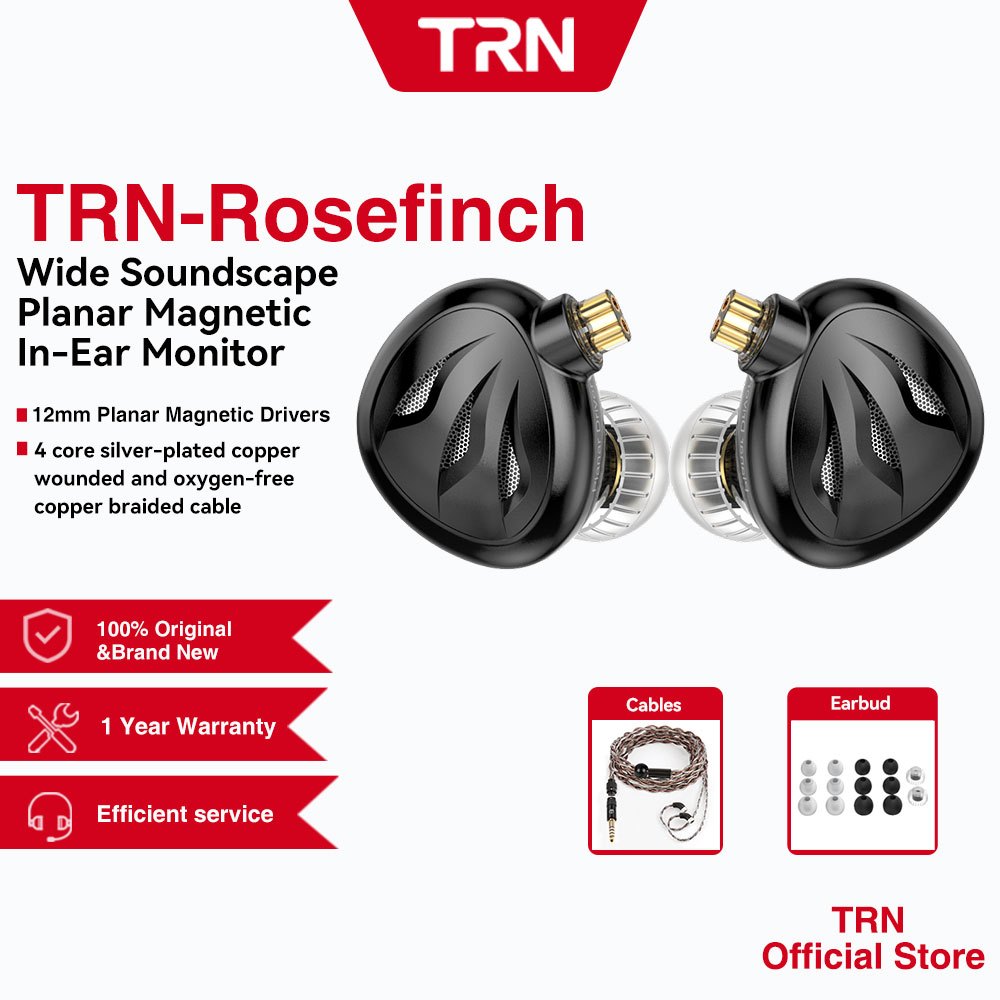 Trn Rosefinch Tai Nghe In-Ear Màn Hình Âm Thanh Rộng Planar Từ Tính ...