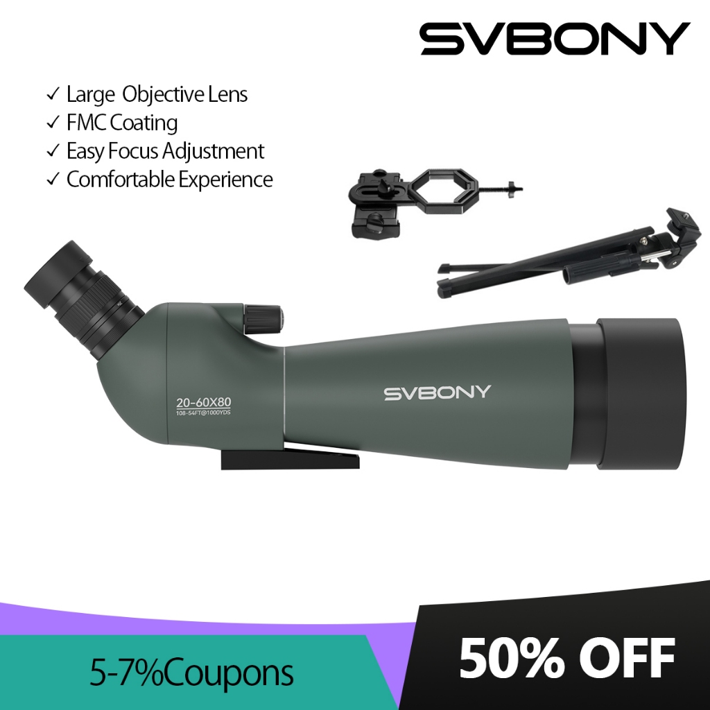 Svbony SV28A Phạm vi phát hiện Mặt nạ mắt có thể điều chỉnh FMC Mục ...