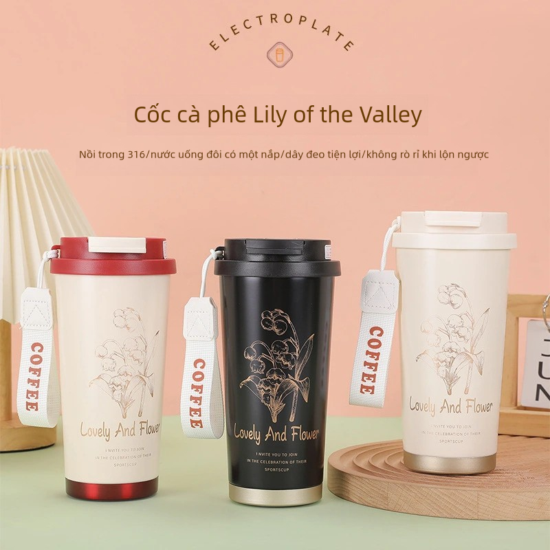 Ly Giữ Nhiệt Inox 316 530ml Cao Cấp Ly Giữ Nhiệ Ống Hút In Ấn Tinh Tế Cách Nhiệt Lâu Dài ...