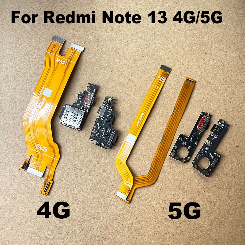Dành Cho Xiaomi Redmi Note 13 4G 5G Cổng Sạc USB Dock Cổng Kết Nối Ban ...