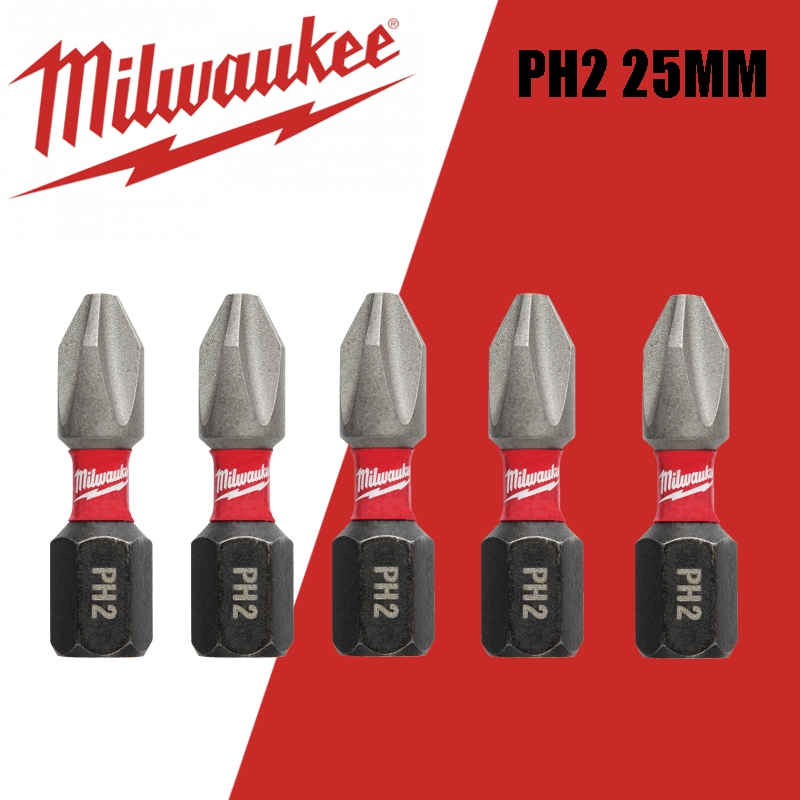 Milwaukee PH2 25MM Mũi Khoan Loại Tác Động Mũi Khoan Cho Tua Vít Điện ...
