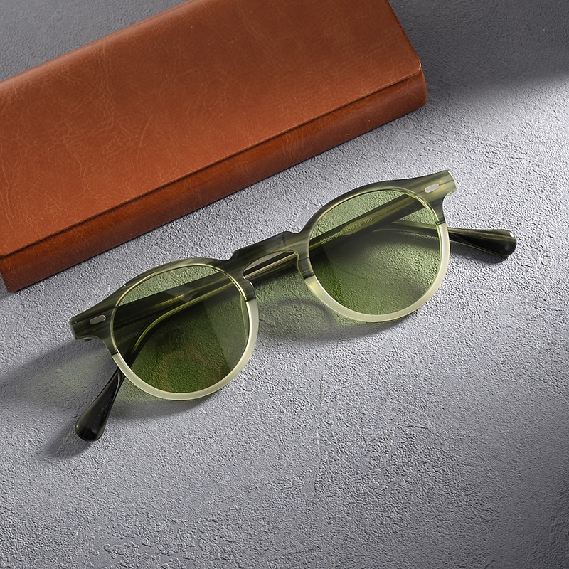 Vintage Tròn Acetate Kính Mát Dành Cho Nữ Lái Xe Kính Chống Nắng ...