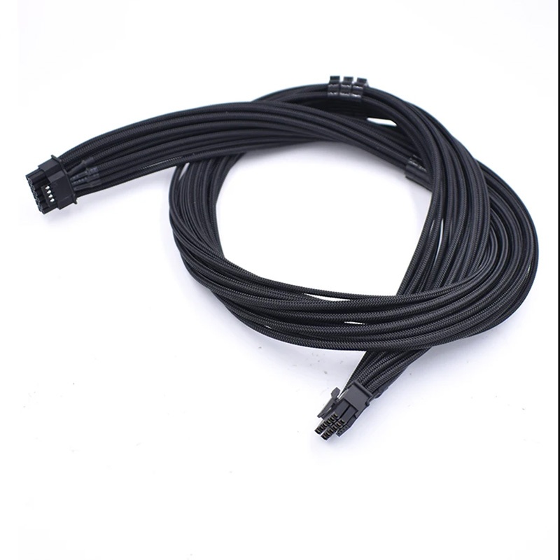 70cm 16Pin (12 + 4) Nam sang Nam PCI-E 5.0 12VHPWR Cáp nối dài có dây ...
