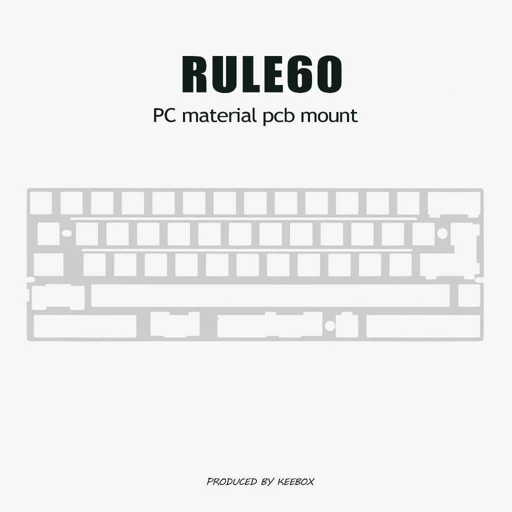 Y & R6095 Tri Mode PCB Mount Bàn Phím Cơ Tấm Tùy Chỉnh PC PP ALU Sợi ...