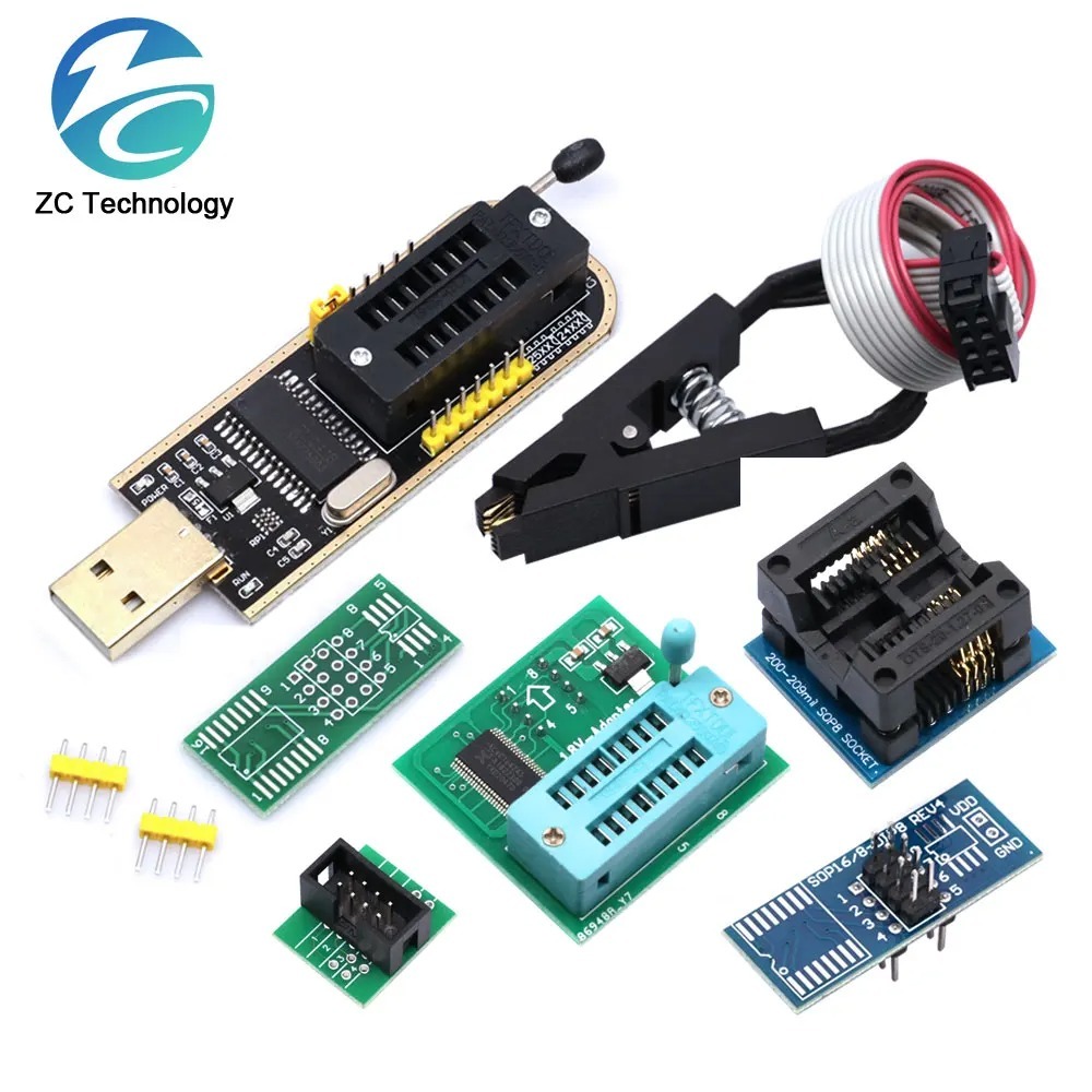 Chính hãng CH341A / B 24 25 Series EEPROM Flash BIOS Mô-đun lập trình ...
