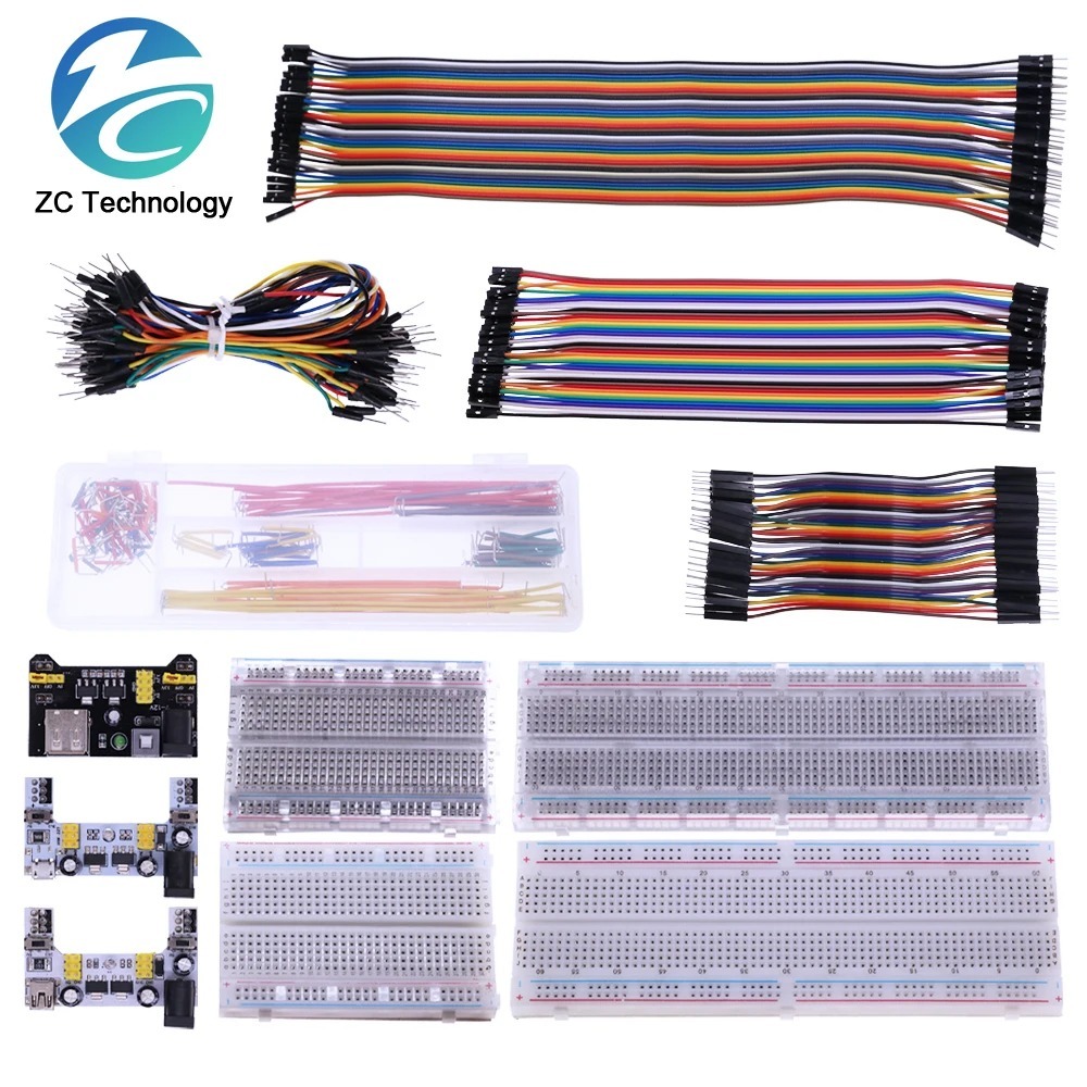 Mô-đun nguồn bo mạch 3.3V / 5V MB102 830 điểm Bảng bánh mì nguyên mẫu ...