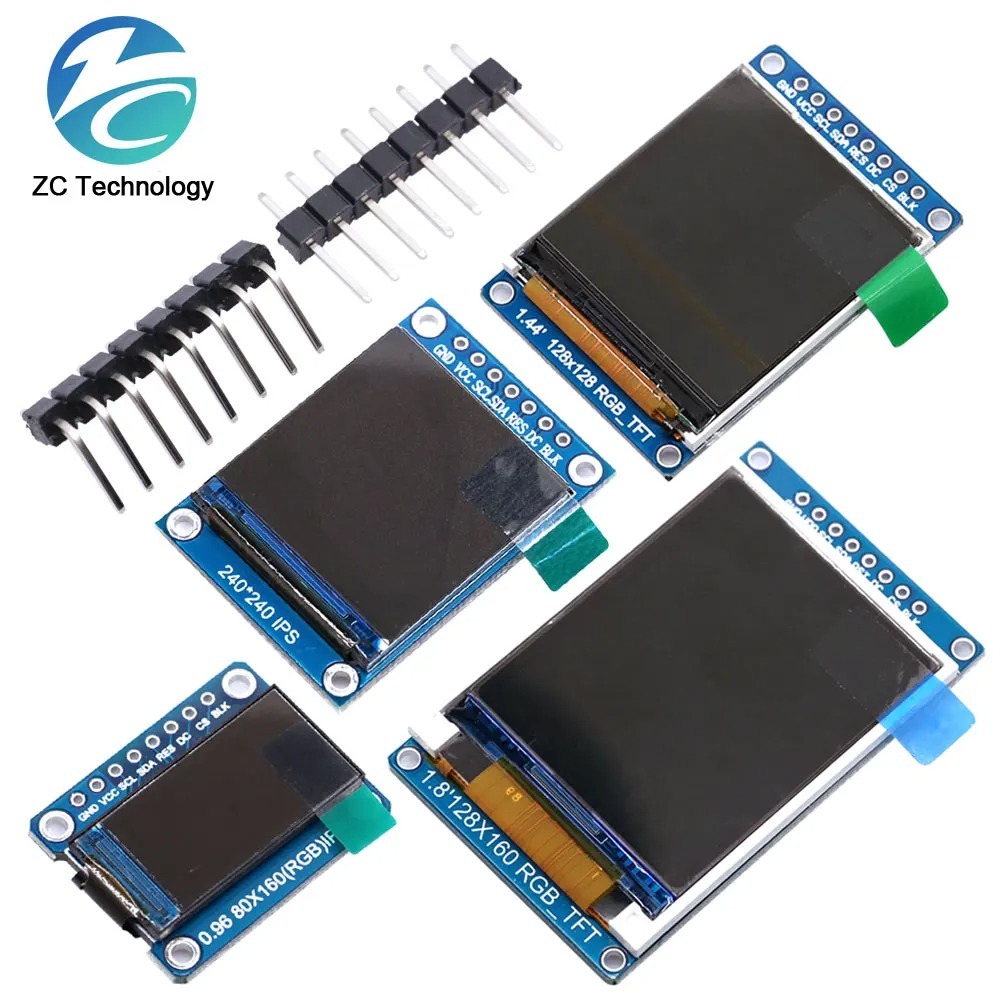 Màn hình hiển thị 0,96 1,3 1,44 1,8 inch IPS 7P SPI HD 65K Mô-đun LCD ... Màn hình hiển thị 0,96 1,3 1,44 1,8 inch IPS 7P SPI HD 65K Mô-đun LCD ...