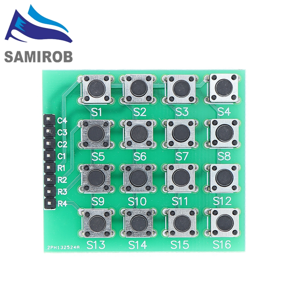 Bàn phím 4x4 Bàn phím phụ kiện MCU Bàn phím ma trận 16 nút phím cho ...